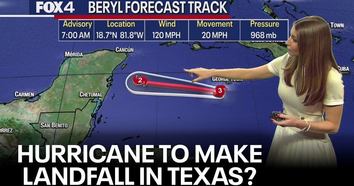 Is Hurricane Beryl going to hit Texas? | FOX 4 Dallas-Fort Worth