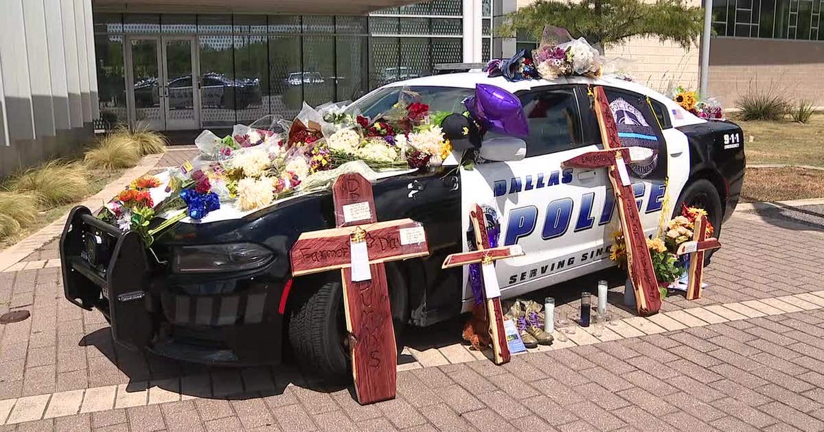 Dallas police shooting: Memorial grows for officer killed in the line ...