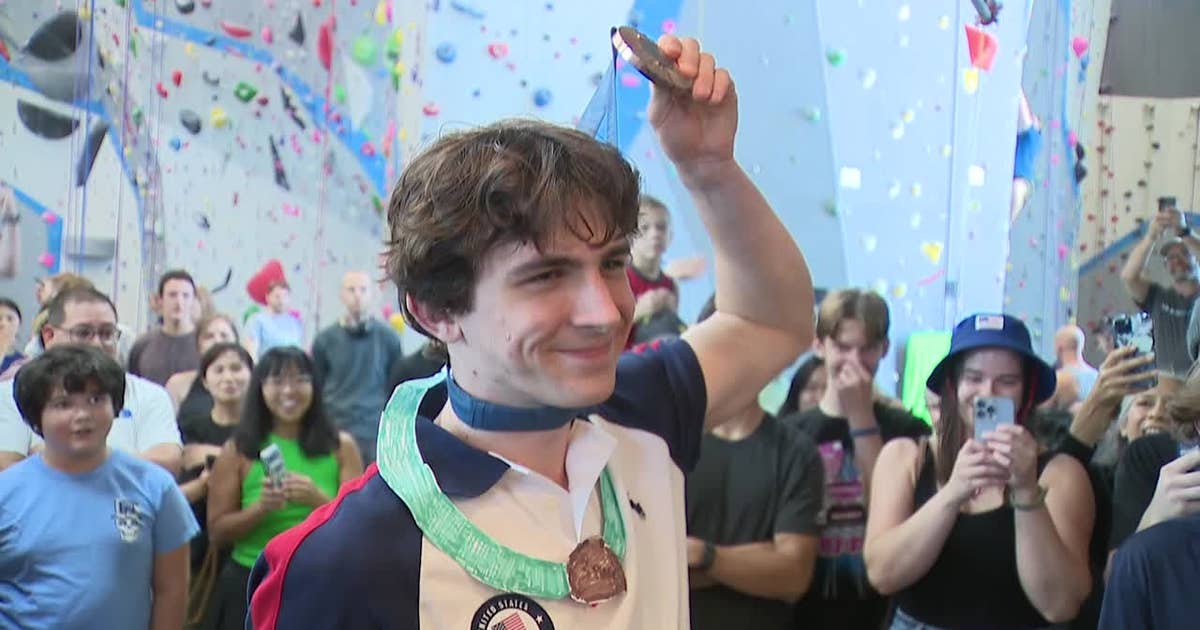 18-year-old speed climber from Southlake returns from Paris with bronze ...