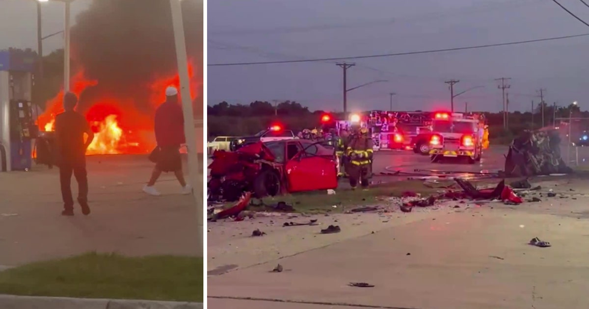 Fiery Grand Prairie street racing crash kills 4 family members, child ...
