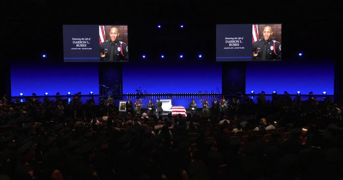 Dallas police officer Darron Burks remembered at funeral service | FOX ...