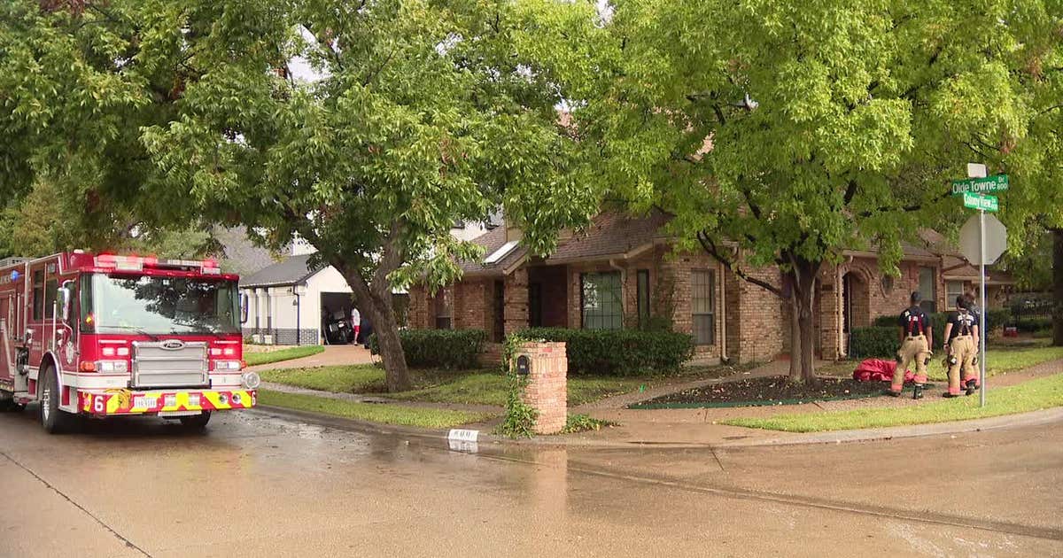 Lightning strike sets Irving home on fire | FOX 4 Dallas-Fort Worth