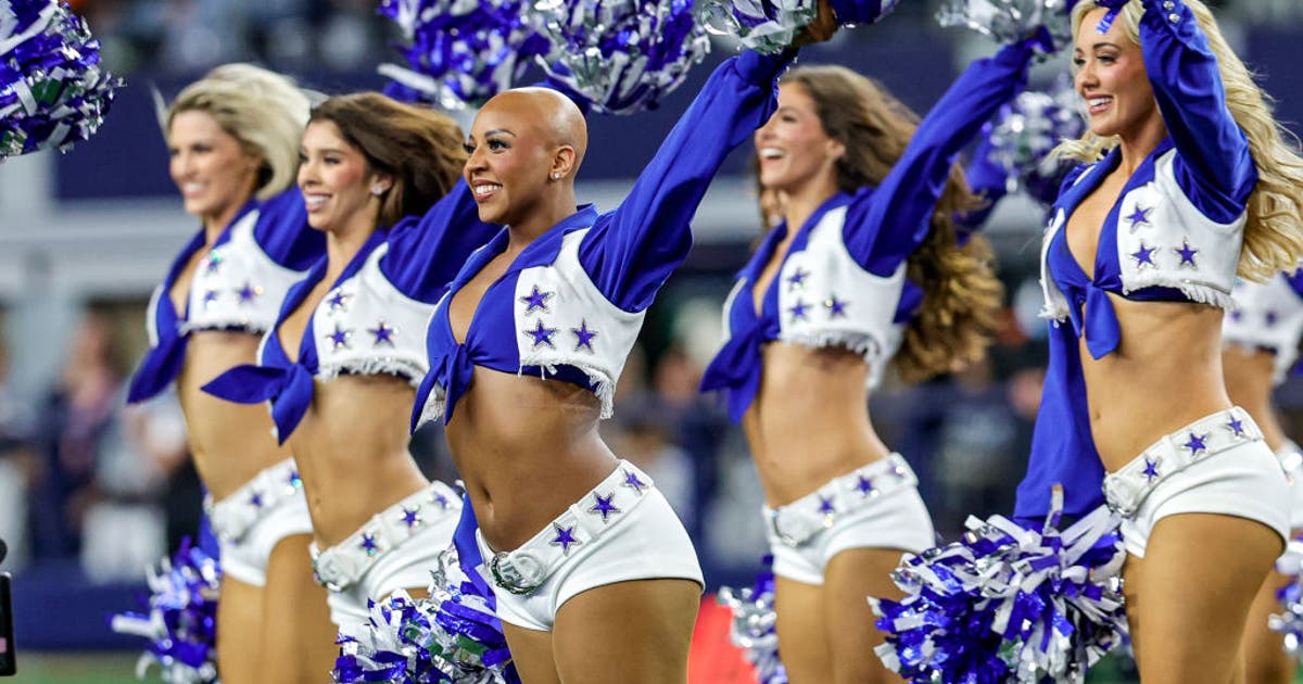 Dallas Cowboys cheerleader's wig-free viral performance highlights ...