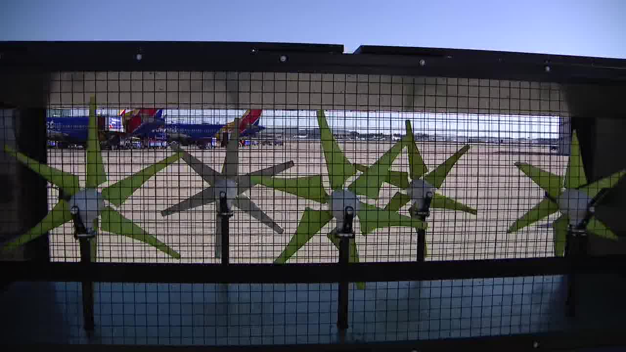 New technology at Dallas Love Field converts jet wind into electricity ...
