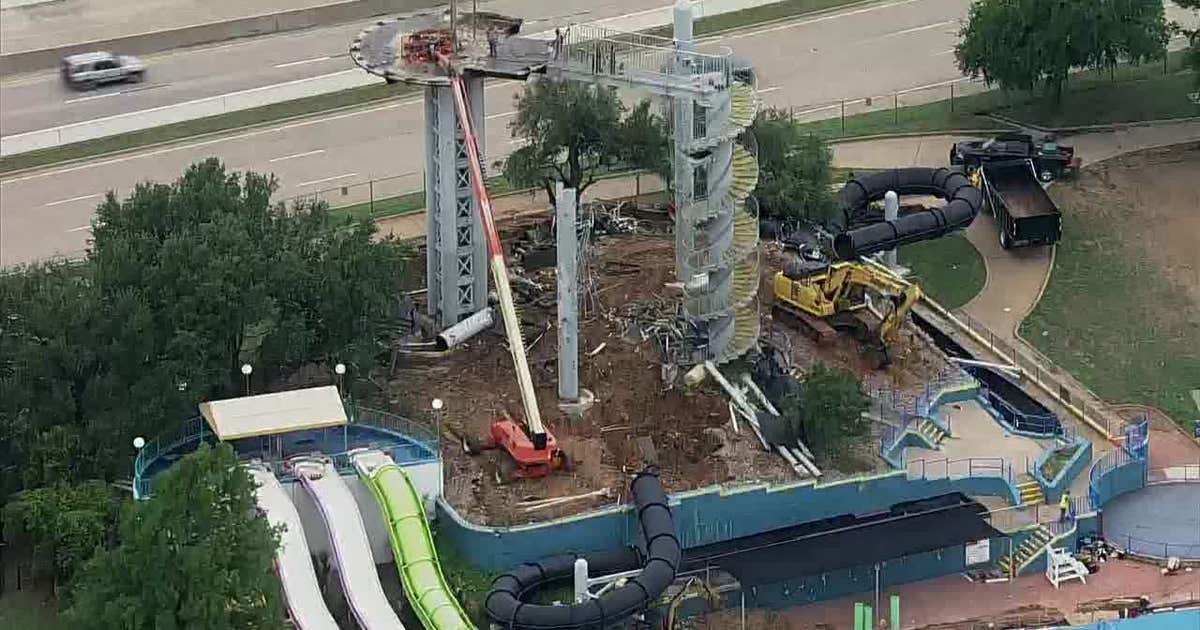 Six Flags Hurricane Harbor removes iconic slide | FOX 4 Dallas-Fort Worth