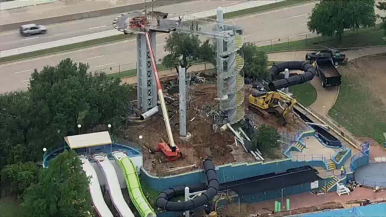 Six Flags Hurricane Harbor removes iconic slide | FOX 4 Dallas-Fort Worth