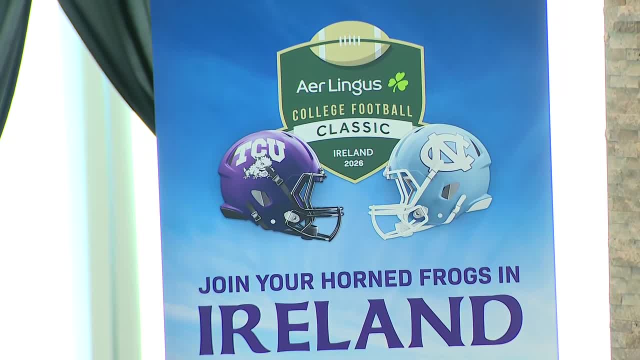 TCU to face North Carolina in Dublin, Ireland for 2026 season opener ...