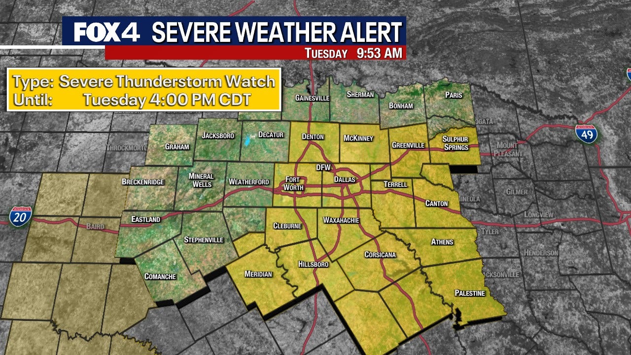 Dallas Weather: Stormy day in North Texas | FOX 4 Dallas-Fort Worth