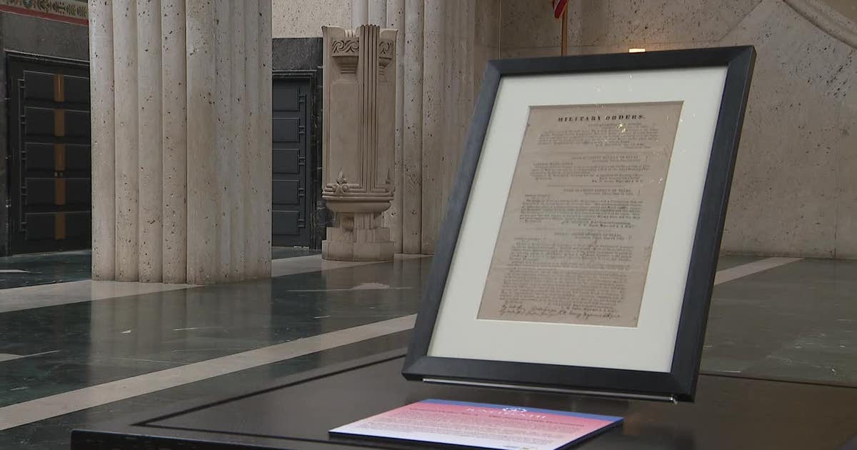 Historic Juneteenth document debuts in Dallas | FOX 4 Dallas-Fort Worth