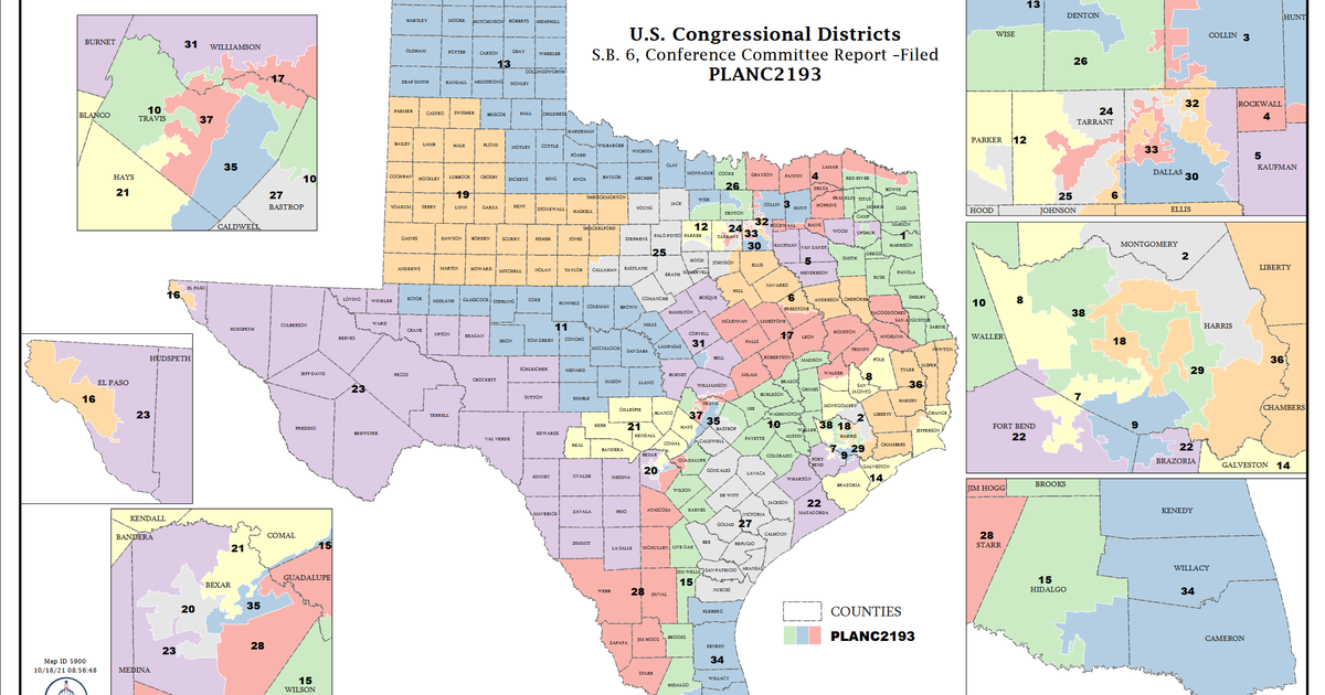 Proposed Texas redistricting map would drastically shift Democrat-held ...