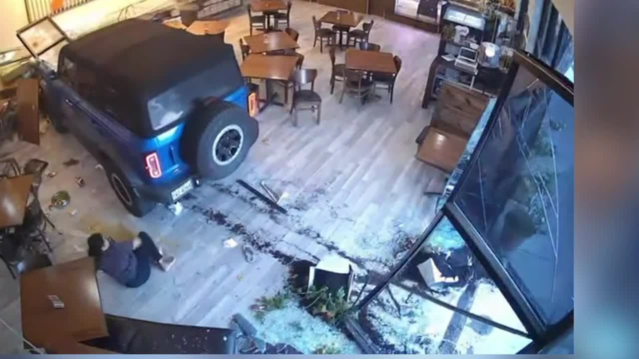 Dining with a crash: SUV plows into Irving restaurant | FOX 4 Dallas ...
