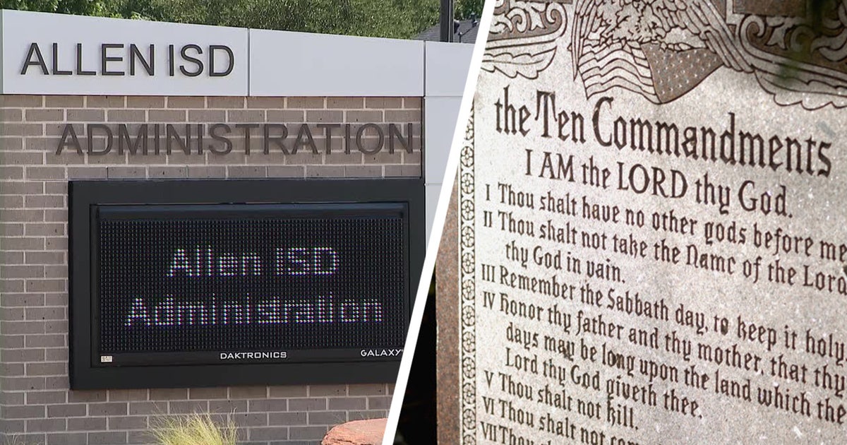 Allen ISD begins displaying Ten Commandments posters in classrooms ...