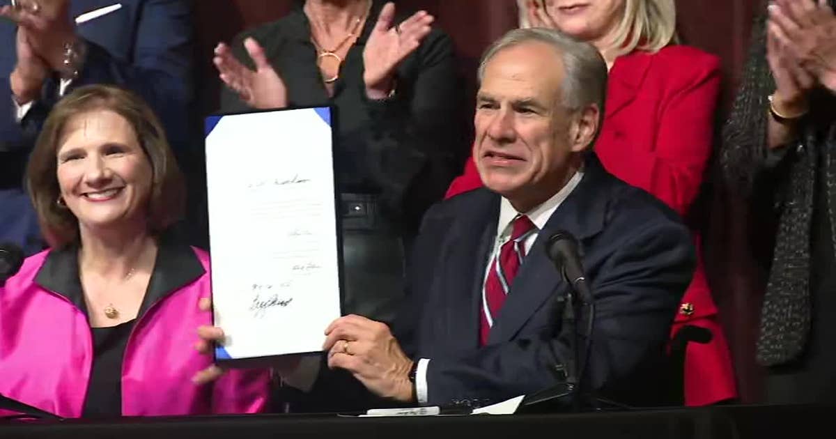 Abbott visits Collin County to sign bill banning Sharia Law compounds ...