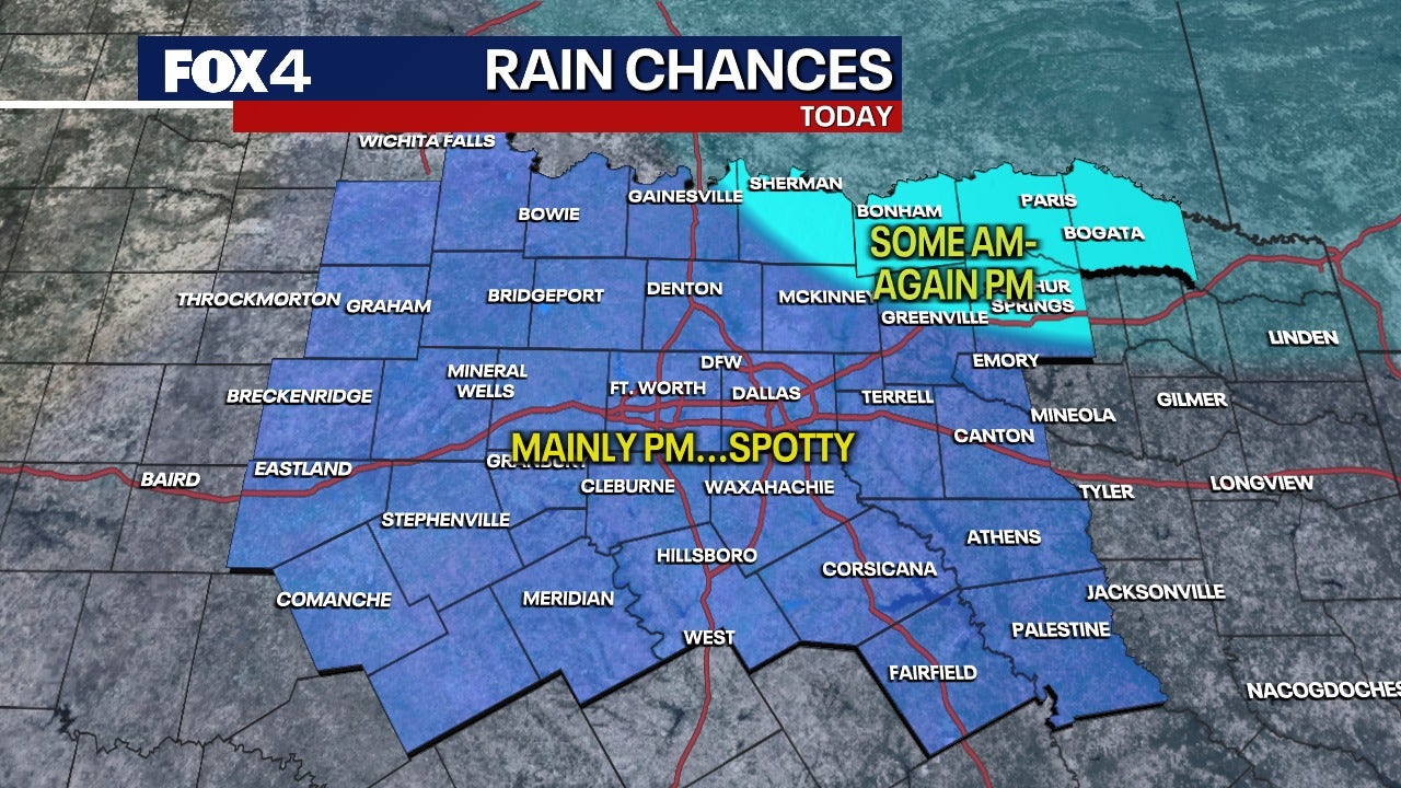 Dallas weather: Last weekend of summer brings heat, isolated storms ...