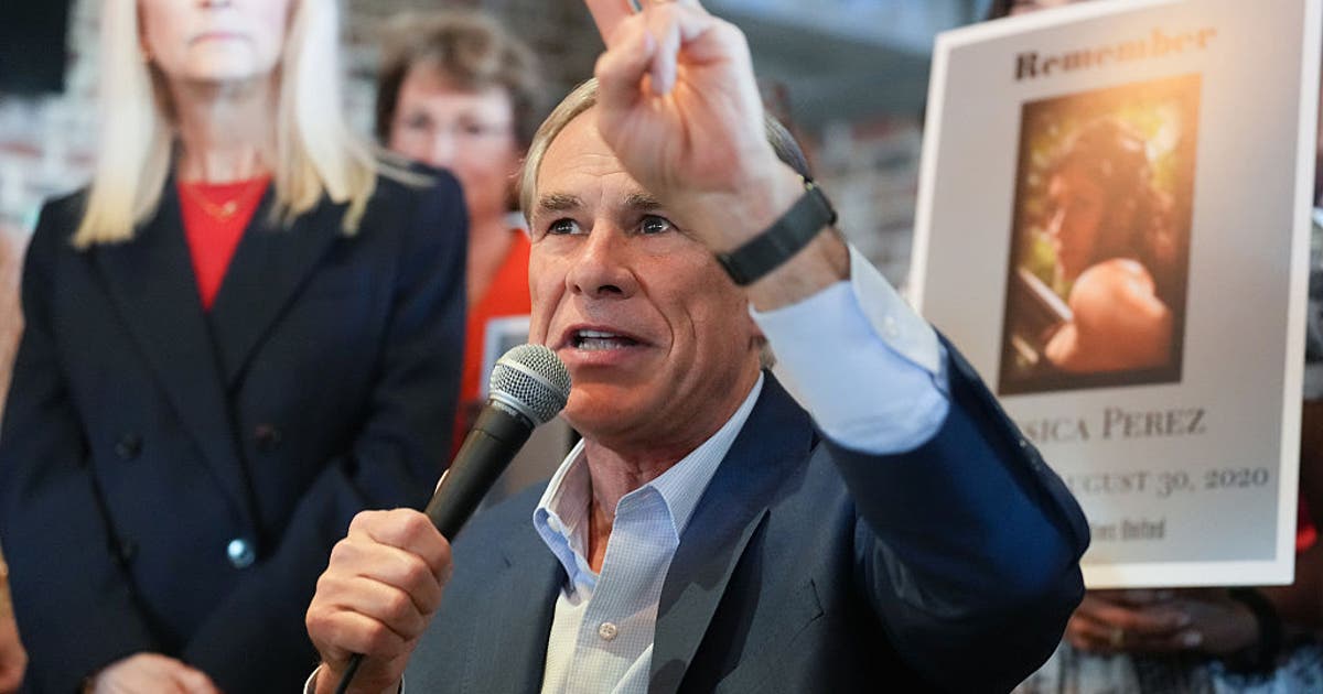 Texas Gov. Abbott jokes about imposing a '100% tariff on anyone moving ...