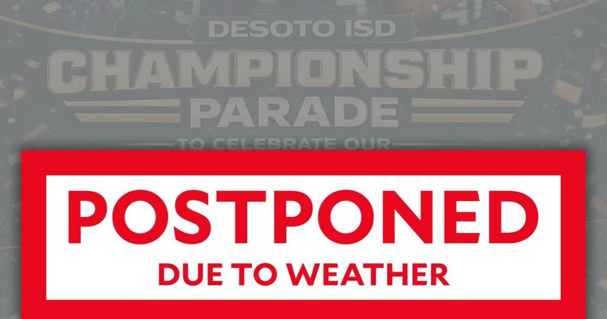 DeSoto state championship parade postponed to Jan. 31 due to winter ...