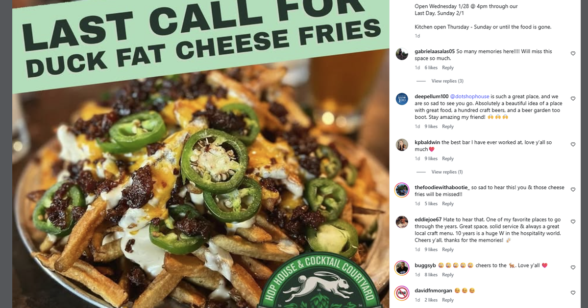 Dot's Hop House in Deep Ellum to close in early February | FOX 4 Dallas ...