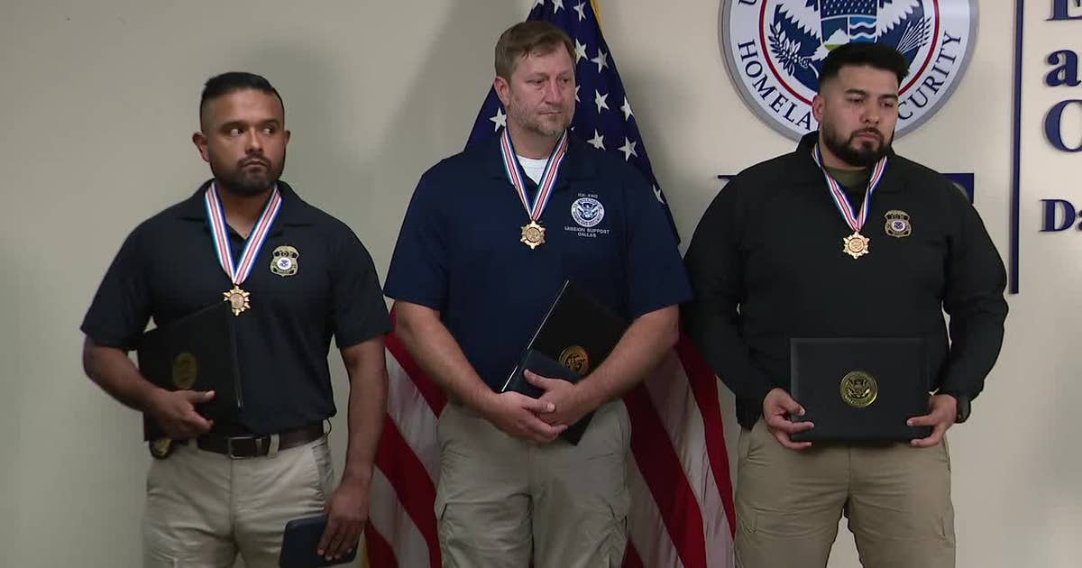 DHS Sec. honors officers involved in Sept. 2025 Dallas ICE facility ...