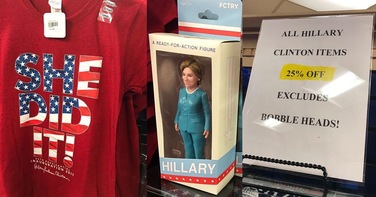 SHE DID IT? Misprinted Clinton inauguration merchandise expected to be ...