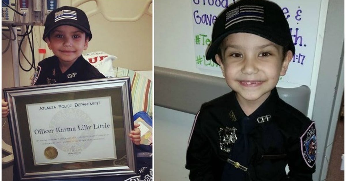 Honorary Atlanta police officer battling cancer turns 7 | FOX 5 Atlanta