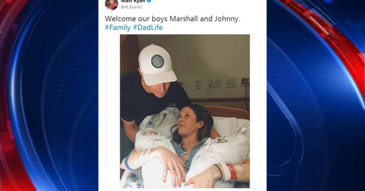 Matt Ryan, Sarah Ryan announces birth of twin boys | FOX 5 Atlanta