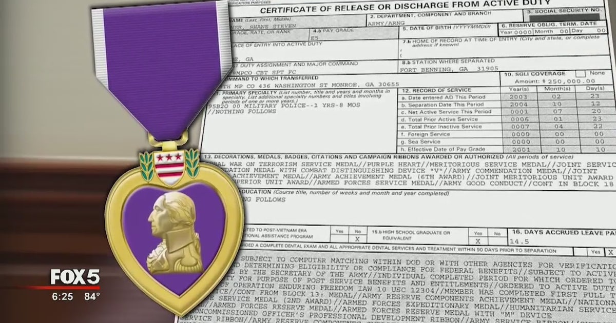 Ladner attorney sought US Senator's help to confirm Purple Heart | FOX ...
