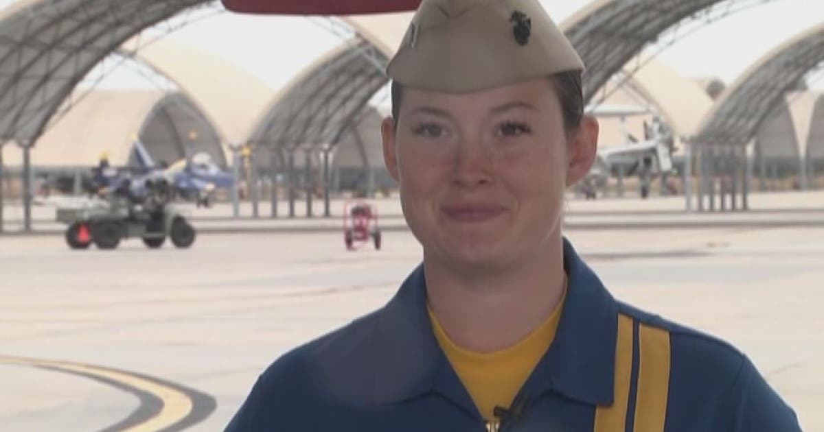 First female Blue Angel preparing for last flight with the team | FOX 5 ...