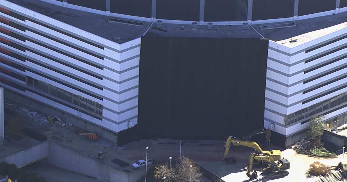Blast walls erected around Georgia Dome | FOX 5 Atlanta