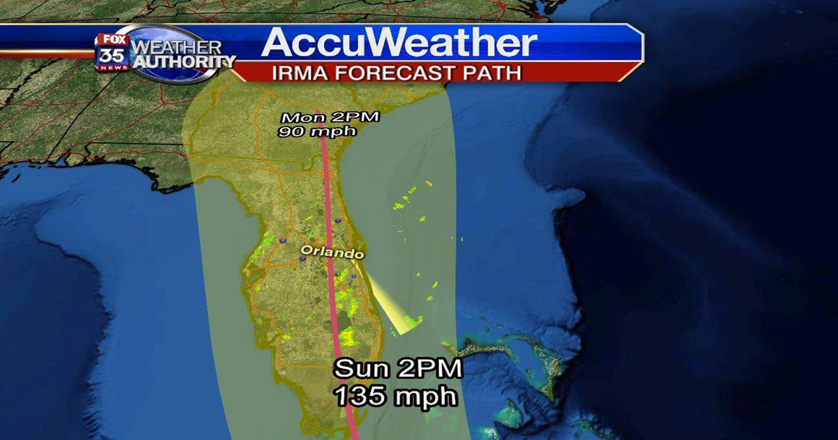 Irma forecast path shifts back west | FOX 5 Atlanta