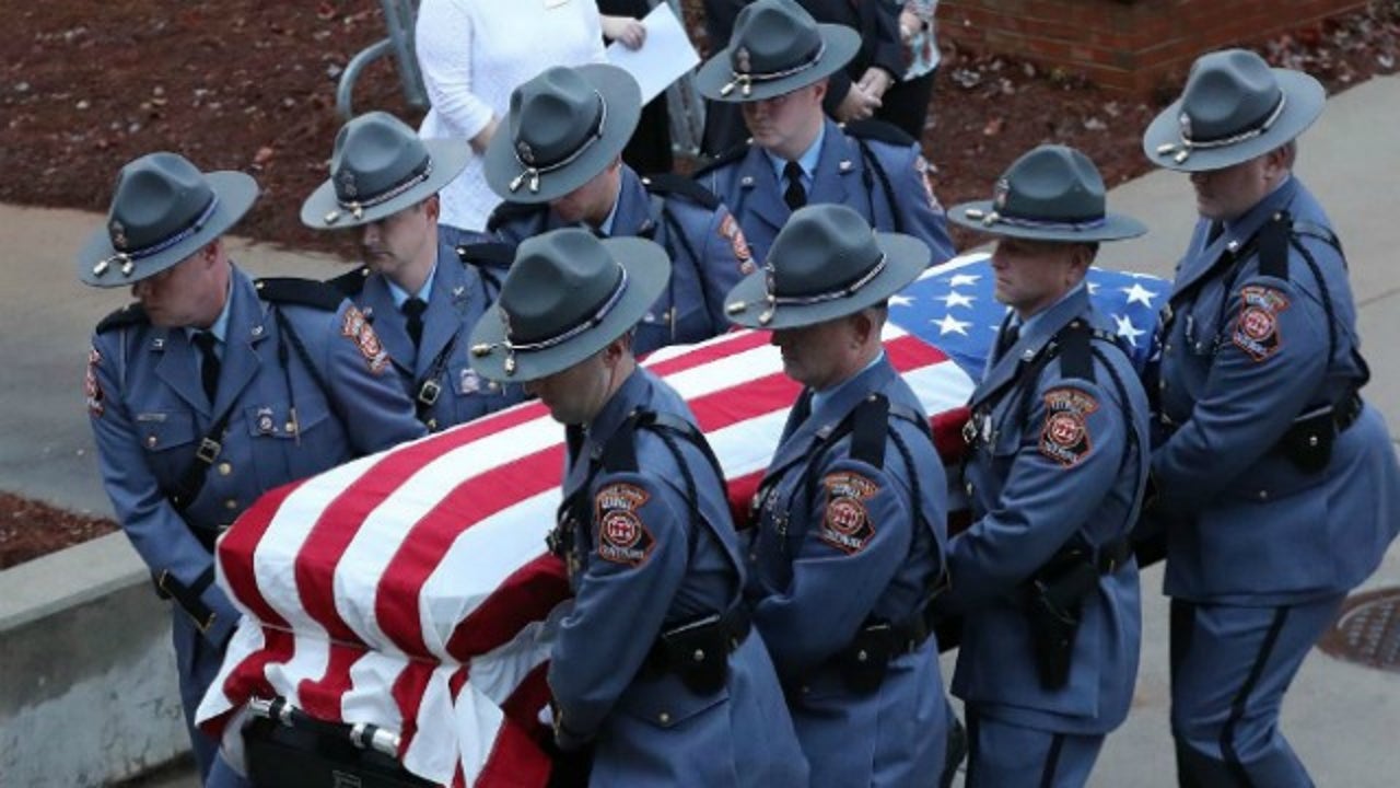 Funeral held in Americus for fallen GSW police officer | FOX 5 Atlanta