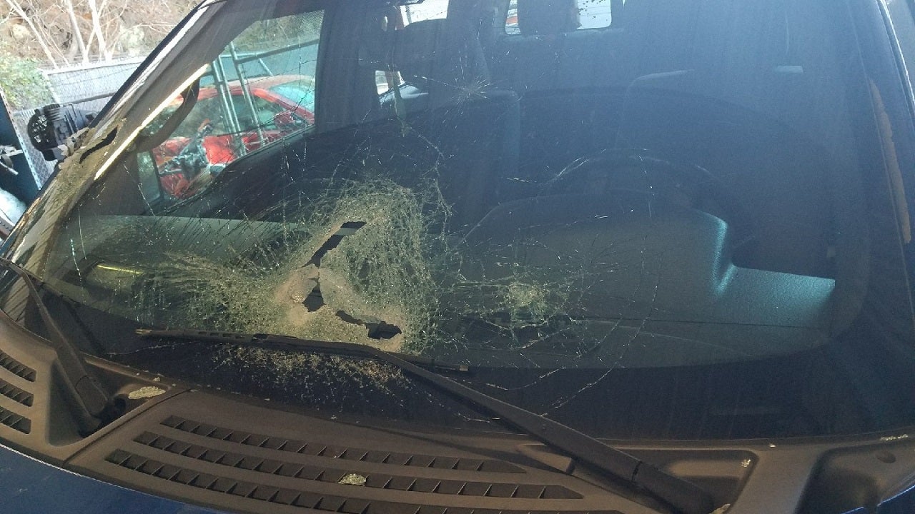 Man impaled through windshield of car survives | FOX 5 Atlanta