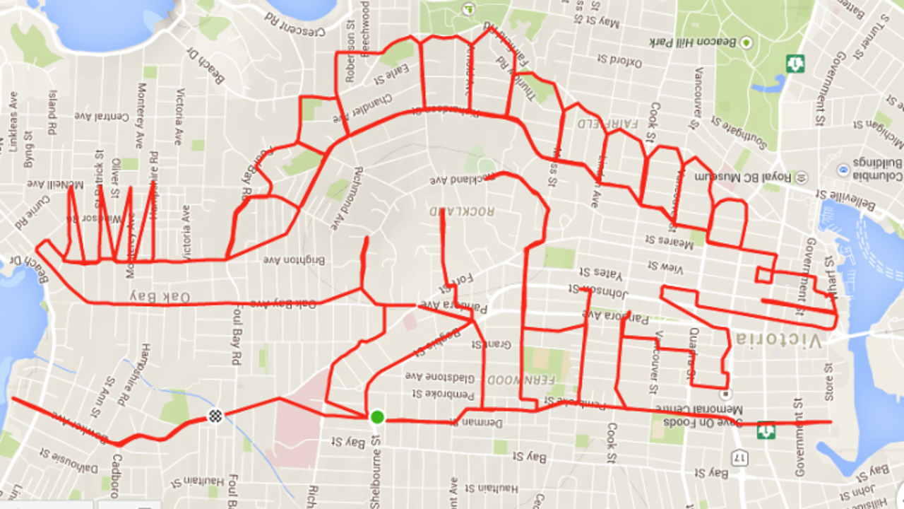 Cyclist uses routes to design shapes on maps | FOX 5 Atlanta
