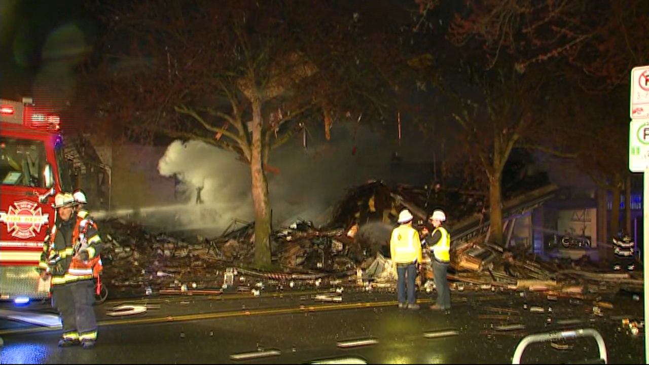 Seattle explosion levels buildings, injures 9 firefighters
