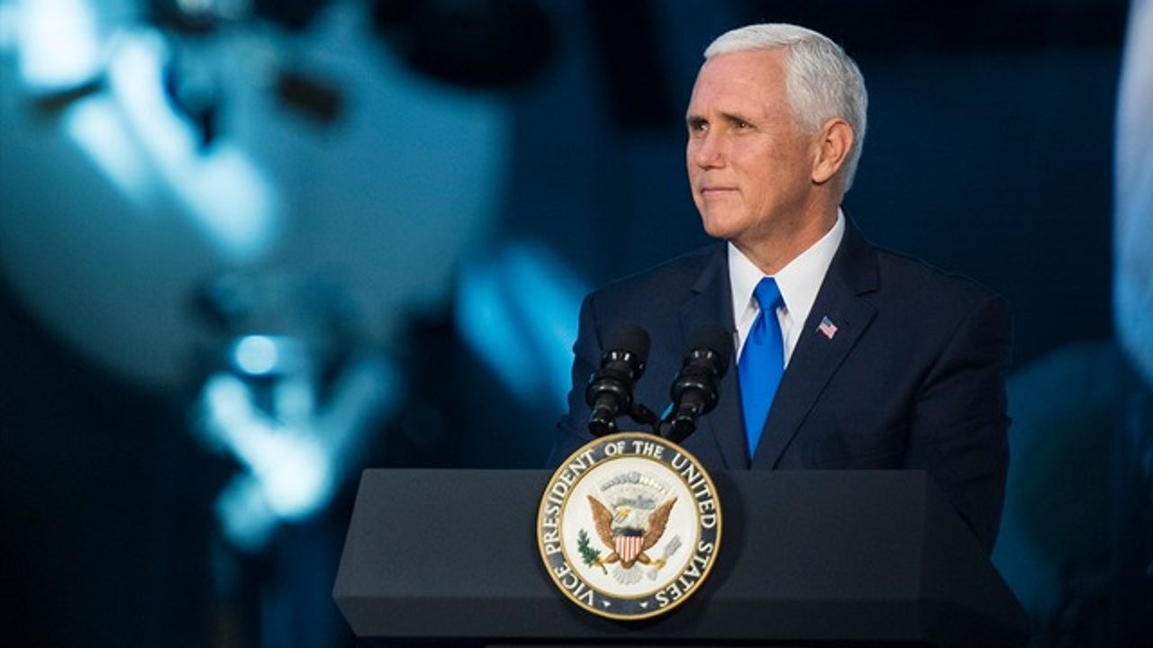 Vice President Pence calls for landing US astronauts on moon in 5 years