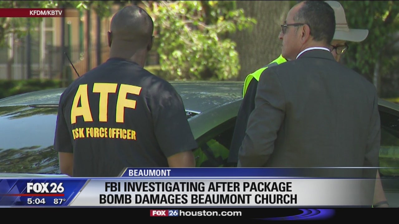 No one injured in package explosion at Beaumont church