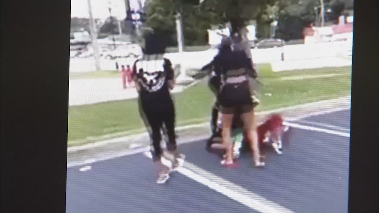 Violent attack caught on camera; police searching for those involved ...