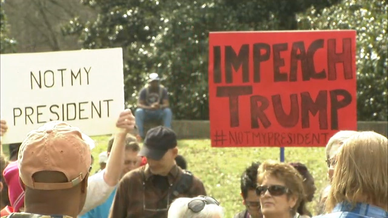 Impeachment march taking place in Atlanta on Presidents Day