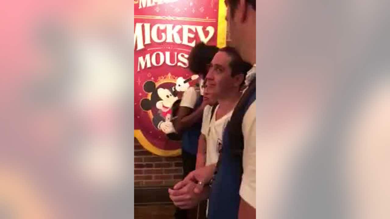 EMOTIONAL: 21-year-old, who's blind, meets Mickey | FOX 5 Atlanta