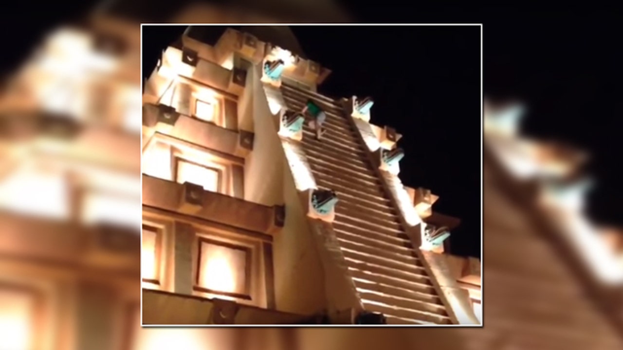 Viral Video: Man climbs Mexico Pavilion pyramid at Epcot | FOX 5 Atlanta