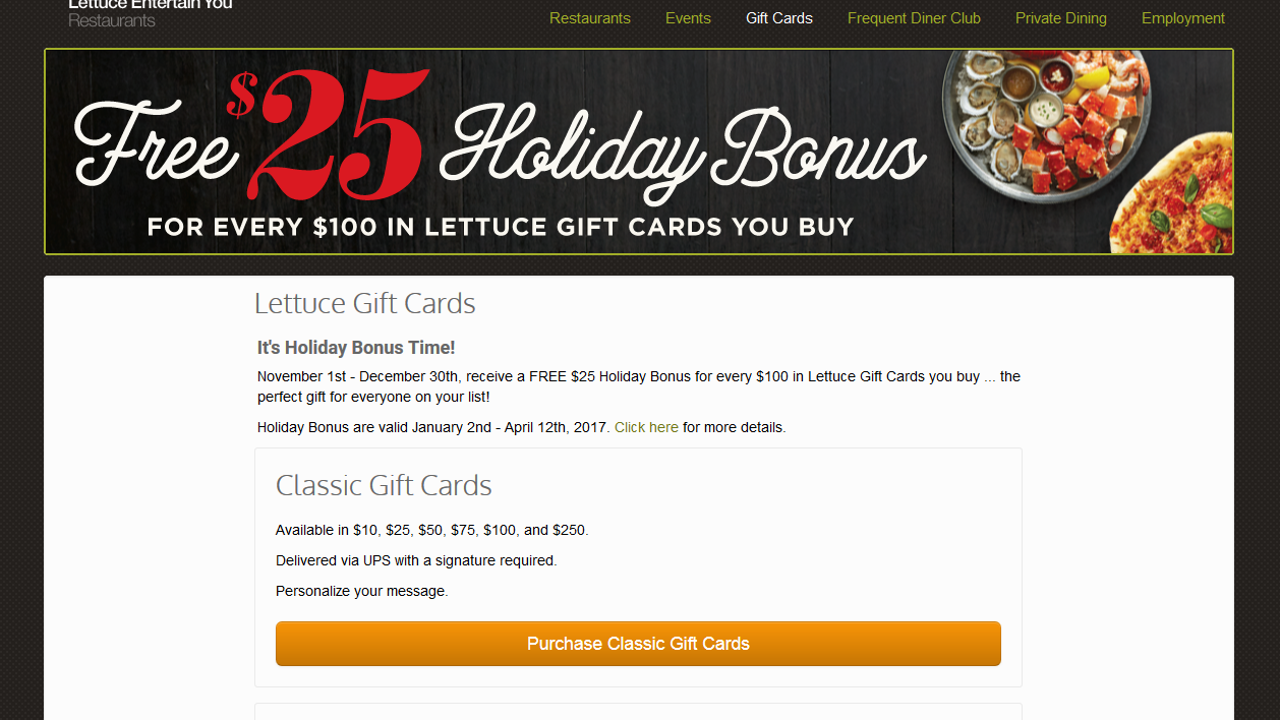Gift cards tack on freebies | FOX 5 Atlanta