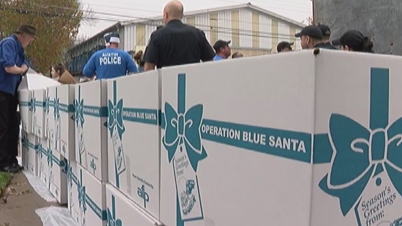 Operation Blue Santa delivers thousands of presents to Austin families