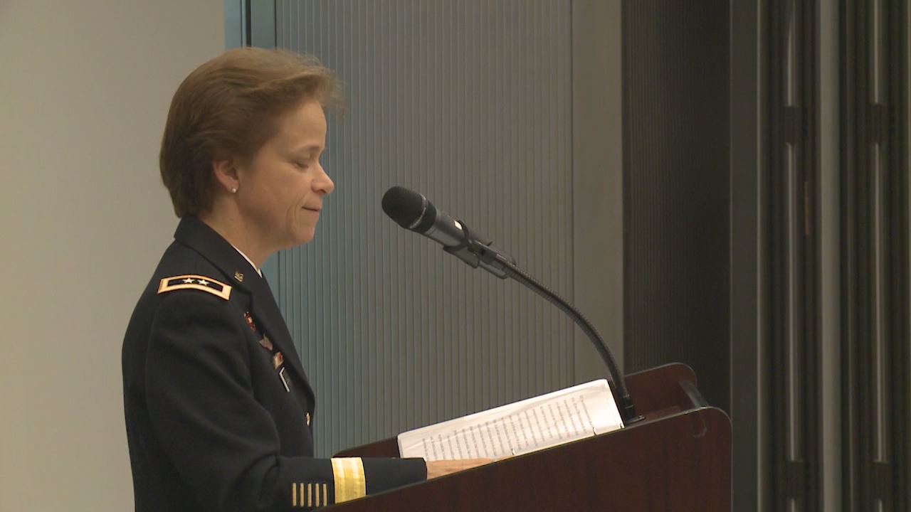 U.S. Army Corp of Engineers pins 1st female 2-star general | FOX 5 Atlanta