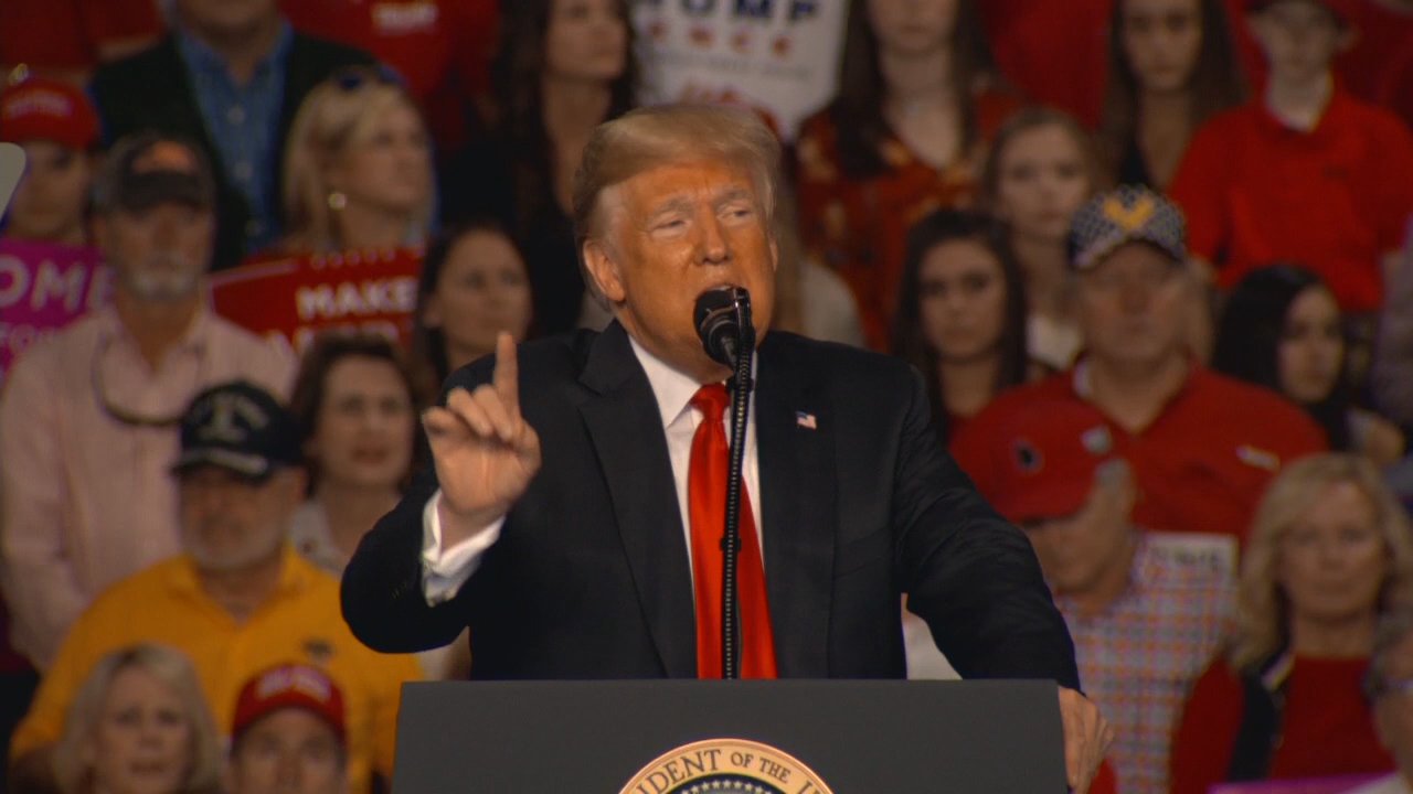 President Donald Trump campaigns for Brian Kemp in Macon | FOX 5 Atlanta