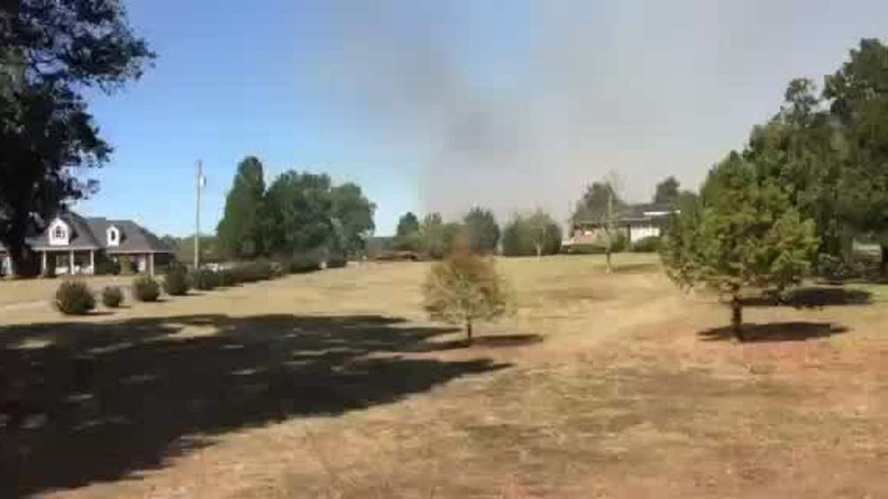 Wildfire burns through Calhoun | FOX 5 Atlanta