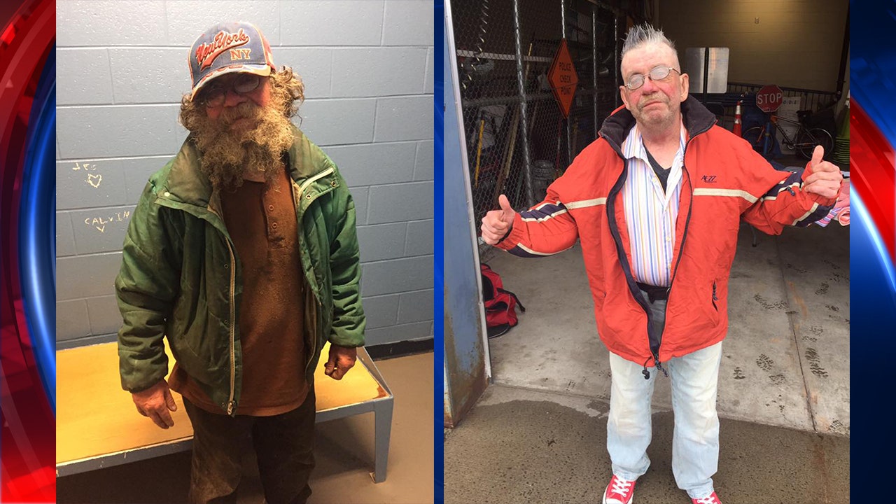 Officers give homeless man incredible makeover | FOX 5 Atlanta