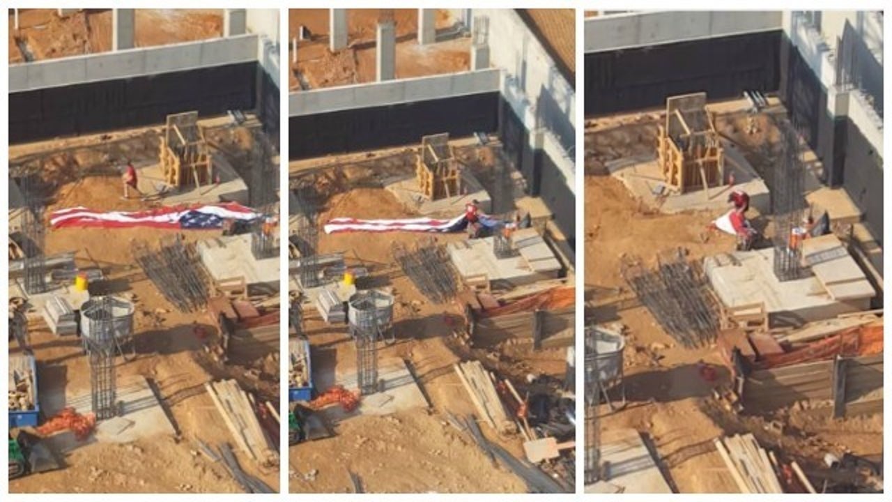 WATCH: Man folds fallen American flag in Atlanta | FOX 5 Atlanta