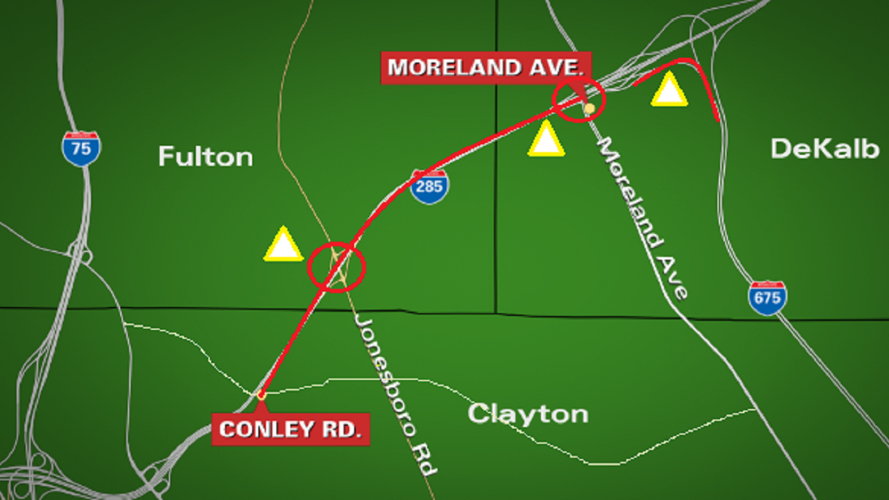 Repaving between I-285 between I-75 and I-675 causes headaches | FOX 5 ...