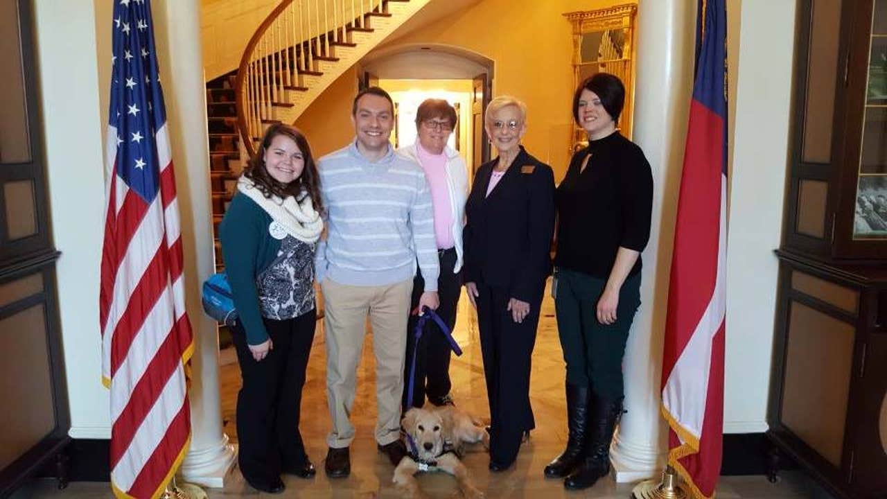 Max meets the First Lady of Georgia | FOX 5 Atlanta