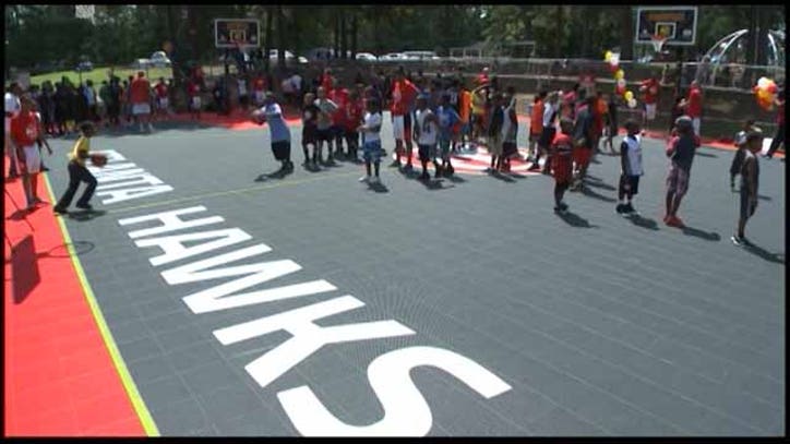 Hawks reveal makeover for Welcome All Park | FOX 5 Atlanta