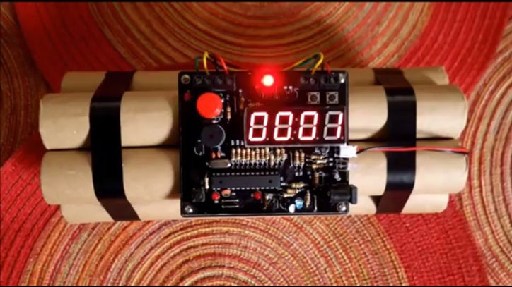 Woman arrested after buying 'fake bomb clock' at garage sale for $1 ...